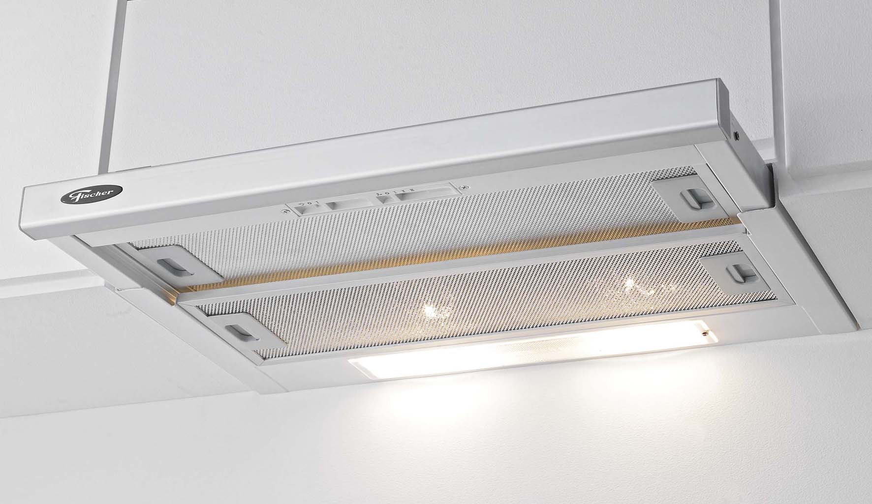 Depurador Fischer 60cm Slim 3 Velocidades Branco 5760